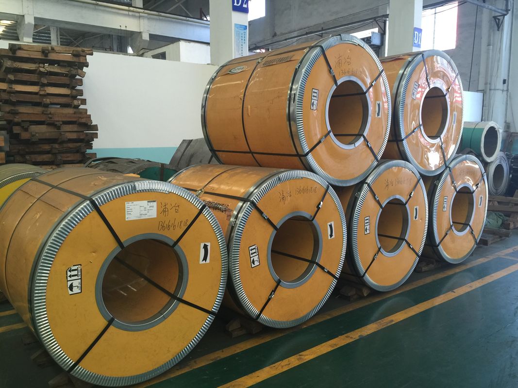 Galvanized 304 Stainless Steel Coil JIS ISO9001 Bright 1000mm